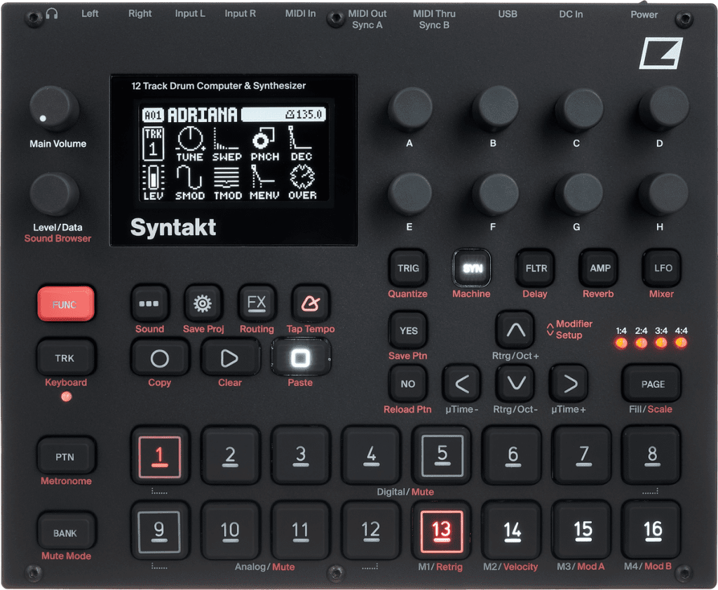 Test: Elektron Syntakt / Groovebox mit Synthesefunktion - Loop Rituals