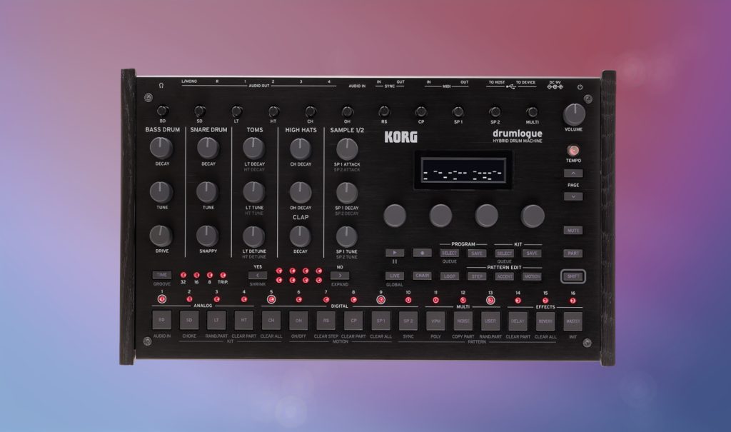 Korg Drumlogue: Drummmachine und Synthesizer offiziell vorgestellt ...