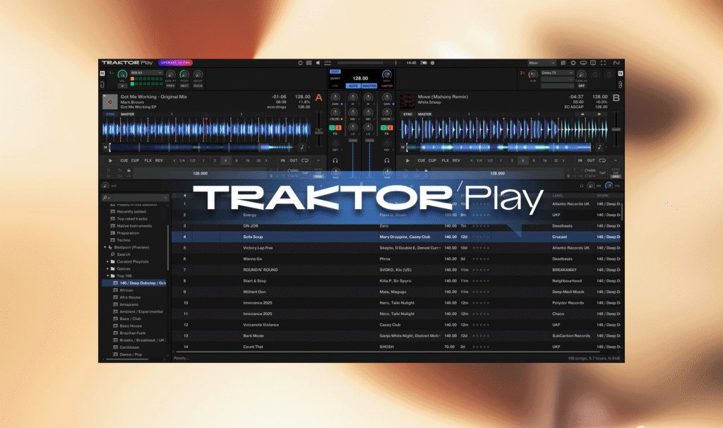 Was kann Traktor Play? Wir testen die neue DJ-Software von Native ...